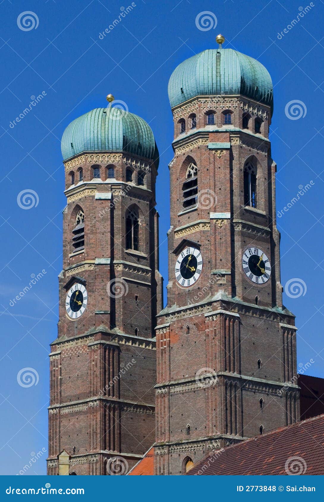 Frauenkirche Symbols of Munich Stock Photo - Image of grossstadt ...
