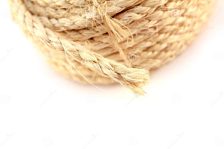 Frayed rope stock photo. Image of twine, rope, cord, fibers - 16530706