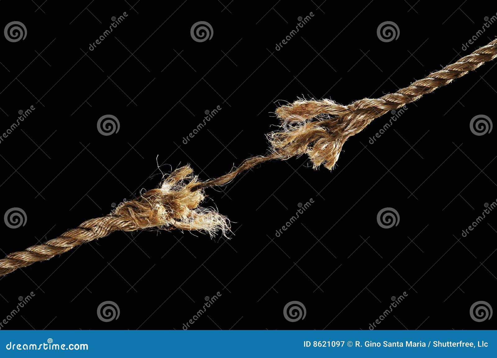 Frayed Rope stock image. Image of rope, tight, background - 8621097