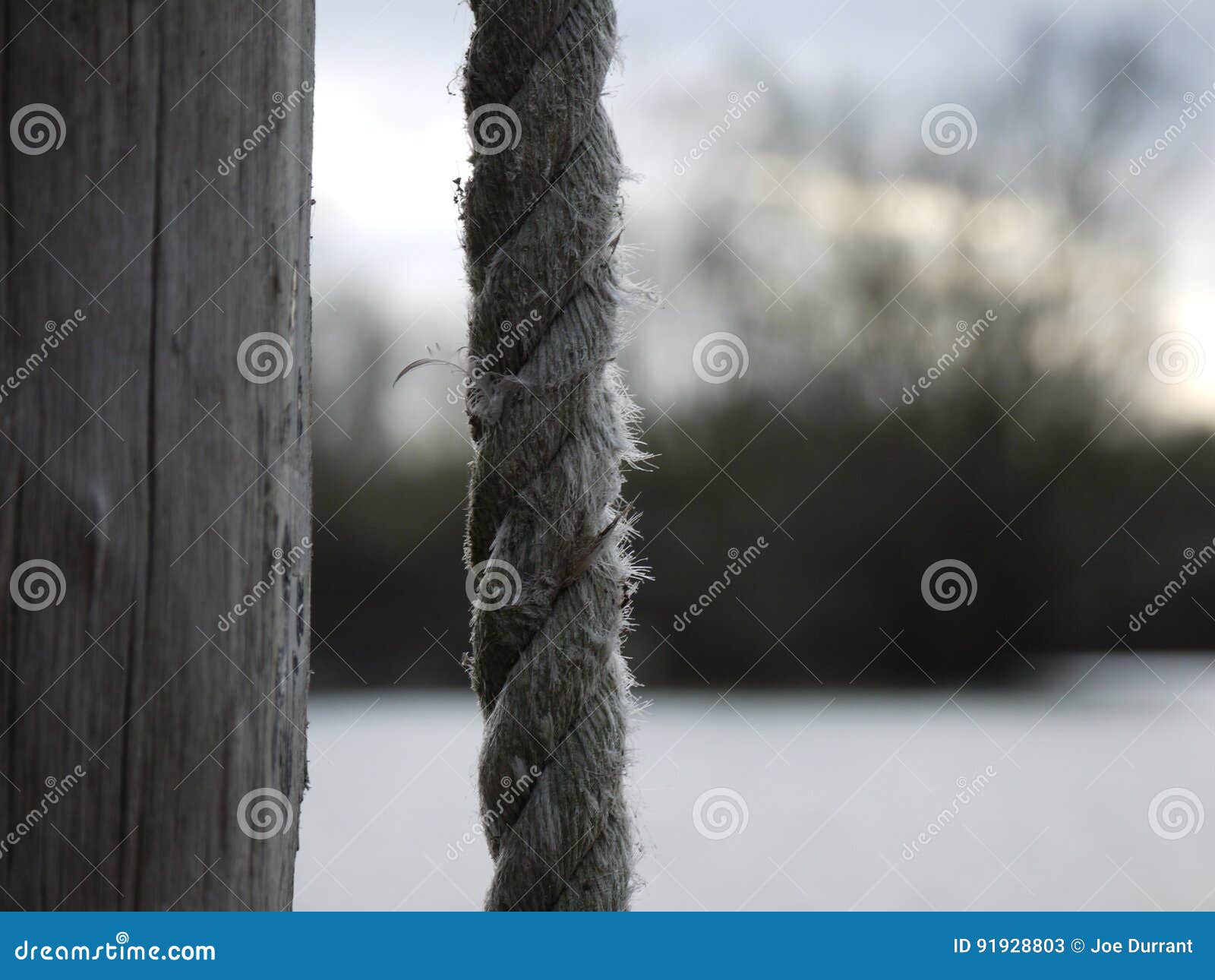 Frayed rope stock image. Image of rope, riverbank, thames - 91928803