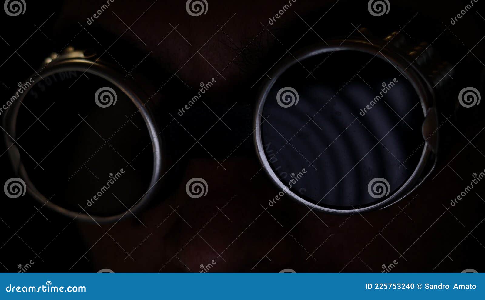 Freak Man Hypnotized by a Spiral Hypnotic Effect Looking at the ...