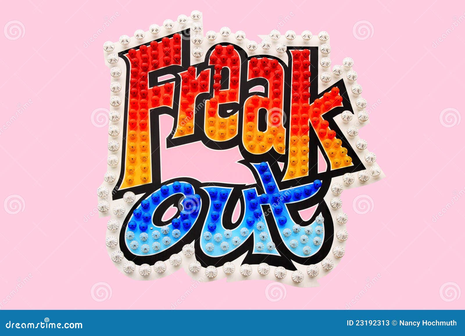 Freak Out Sign stock image. Image of yellow, design, freak - 23192313