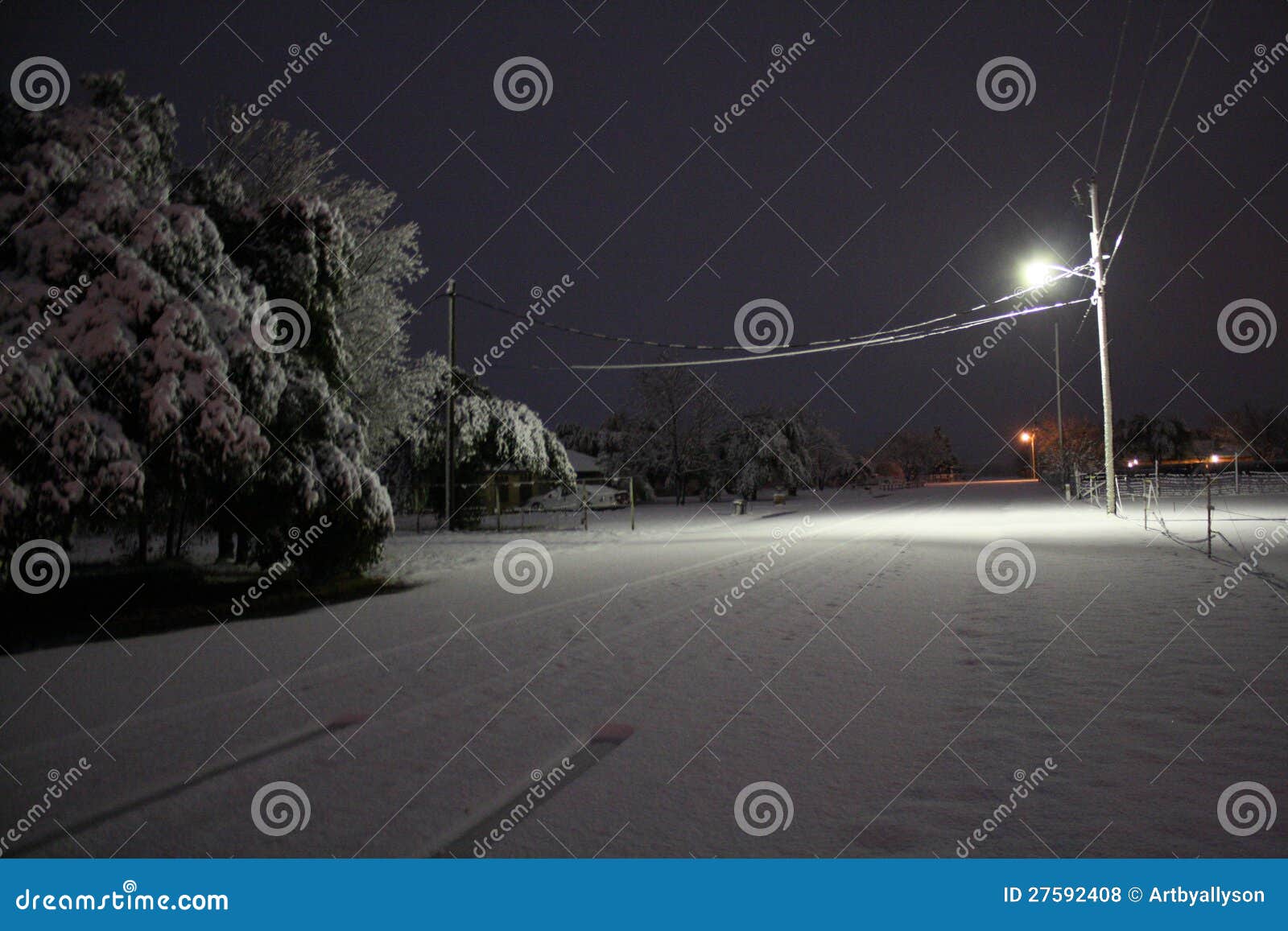 Freak Texas Winter Snow Storm Blizzard Editorial Stock Photo - Image of ...