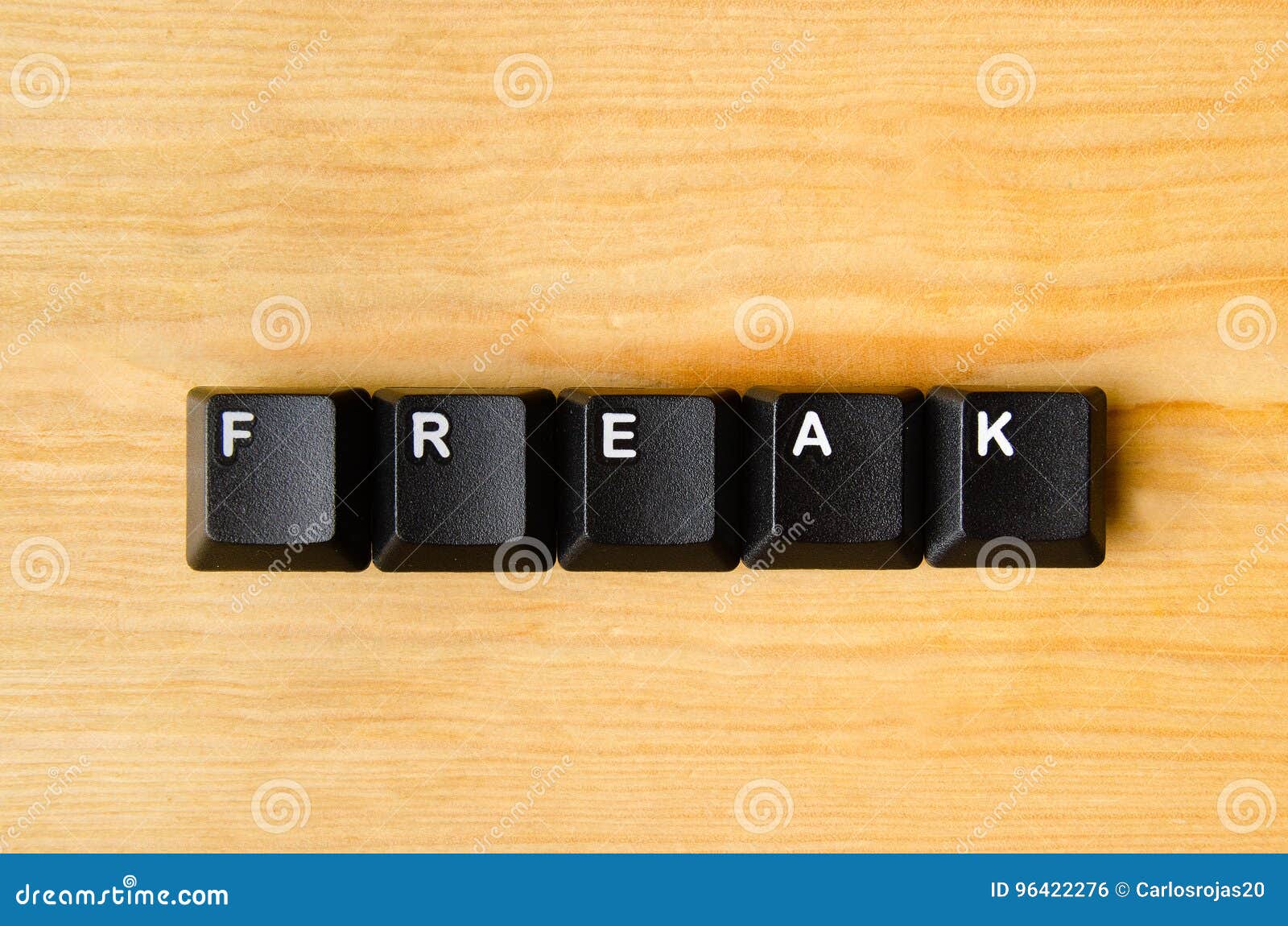 Freak word stock photo. Image of background, wood, keyword - 96422276