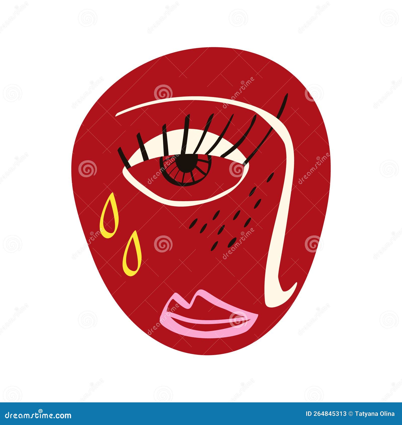 Freaky Abstract Pumpkins Vector Illustration Set | CartoonDealer.com ...