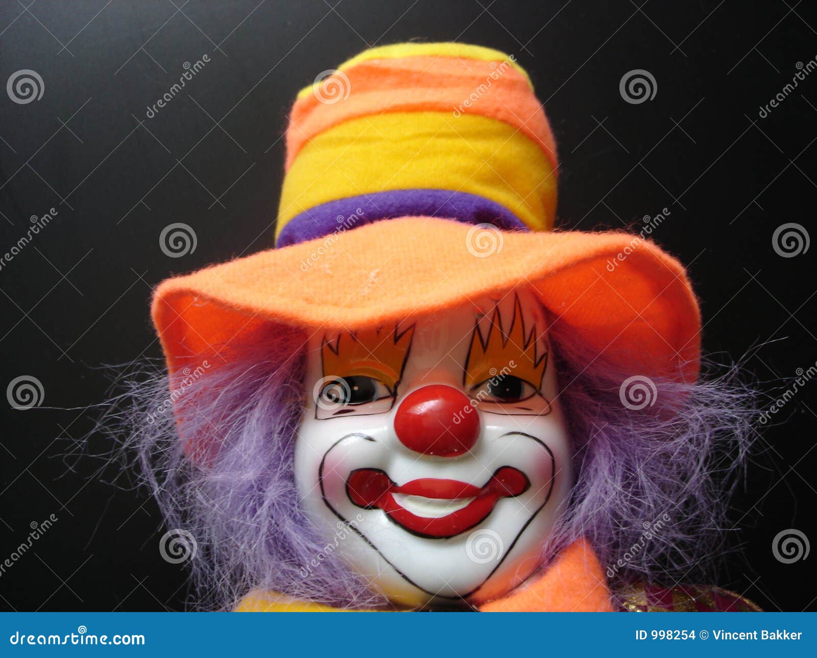 Freaky clown stock photo. Image of freaky, hair, scary - 998254