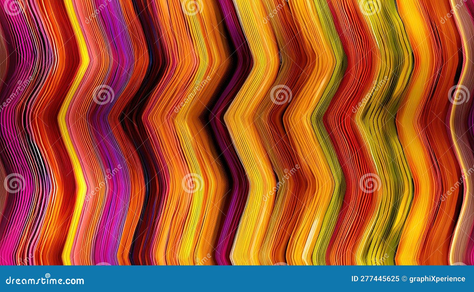 Freaky Color Fabric Pattern Design Stock Illustration - Illustration of ...