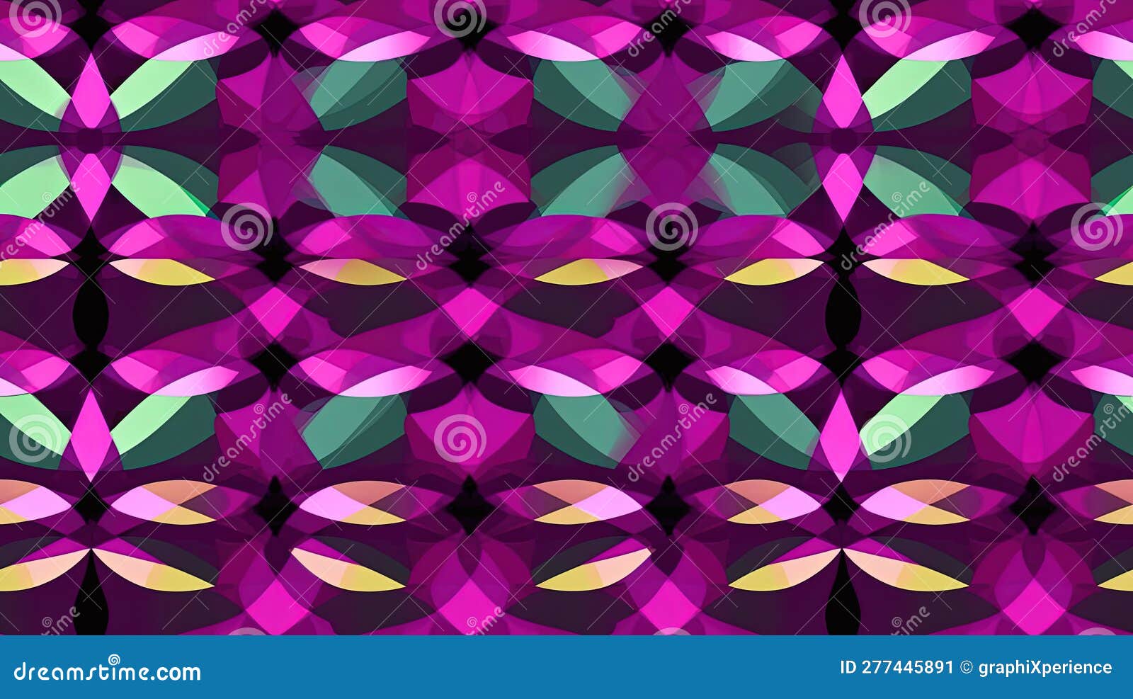 Freaky Color Fabric Pattern Design Stock Illustration - Illustration of ...