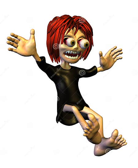 Freaky Shocked Kid stock illustration. Illustration of frightened - 3185090