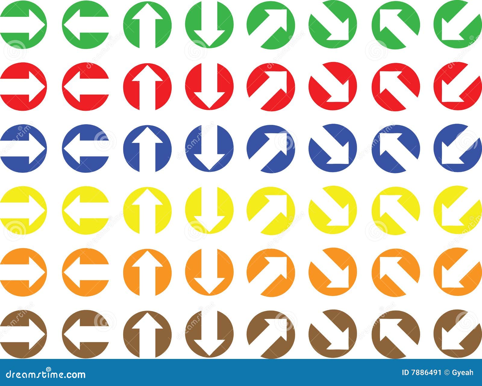 Frecce illustrazione vettoriale. Illustrazione di simbolo - 7886491