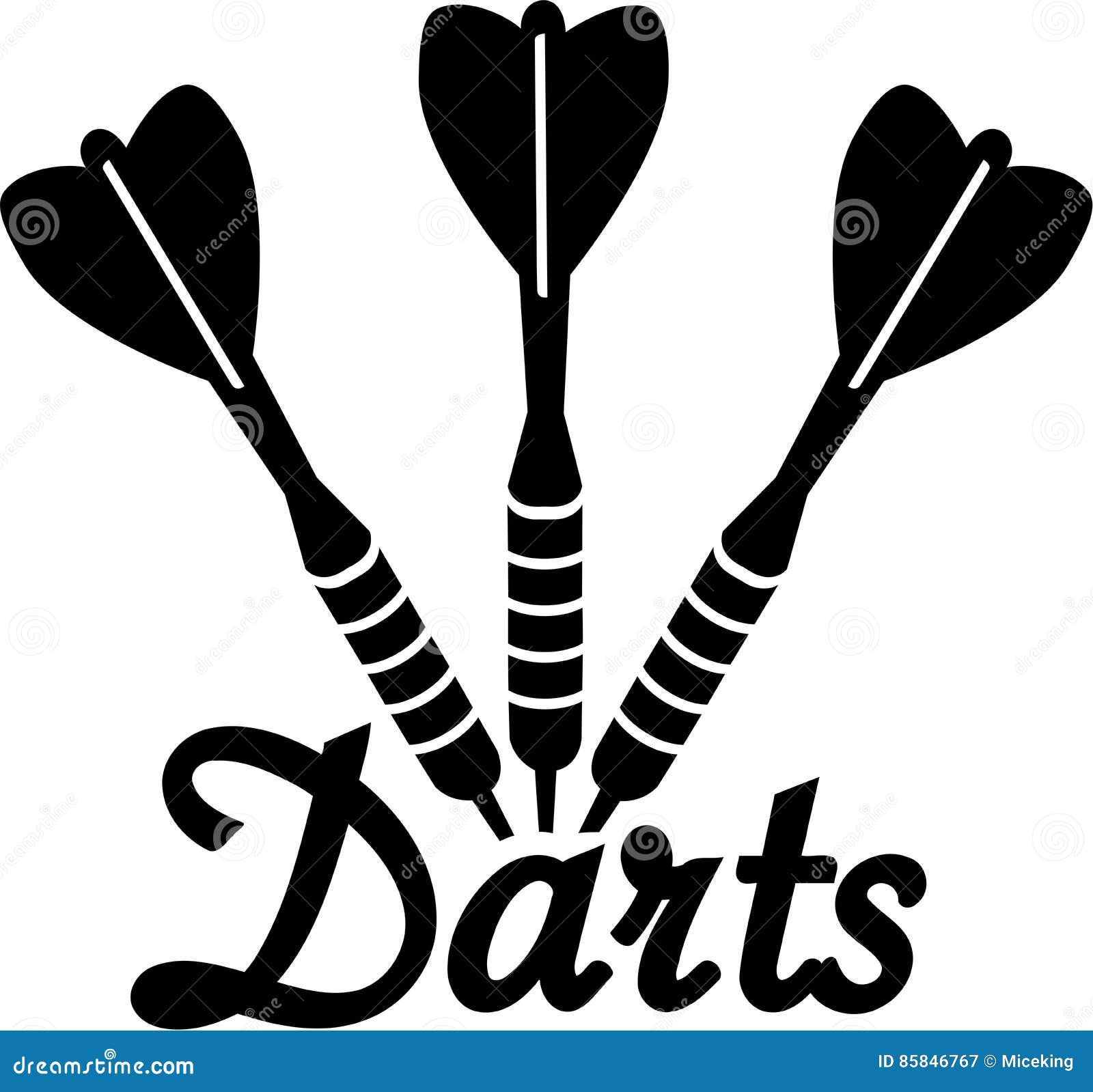 Frecce del dardo dei dardi illustrazione vettoriale. Illustrazione di ...