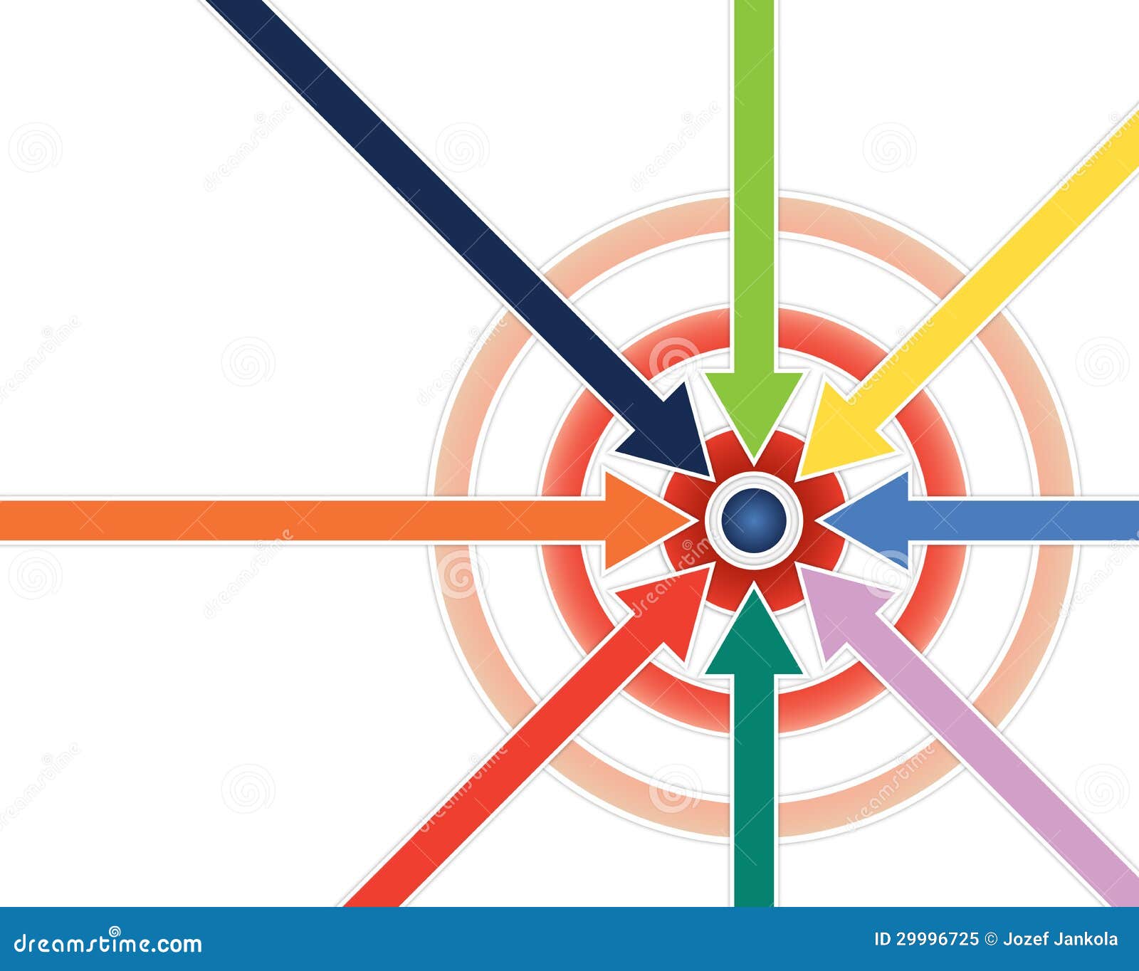 Centro di direzione illustrazione di stock. Illustrazione di pastello ...