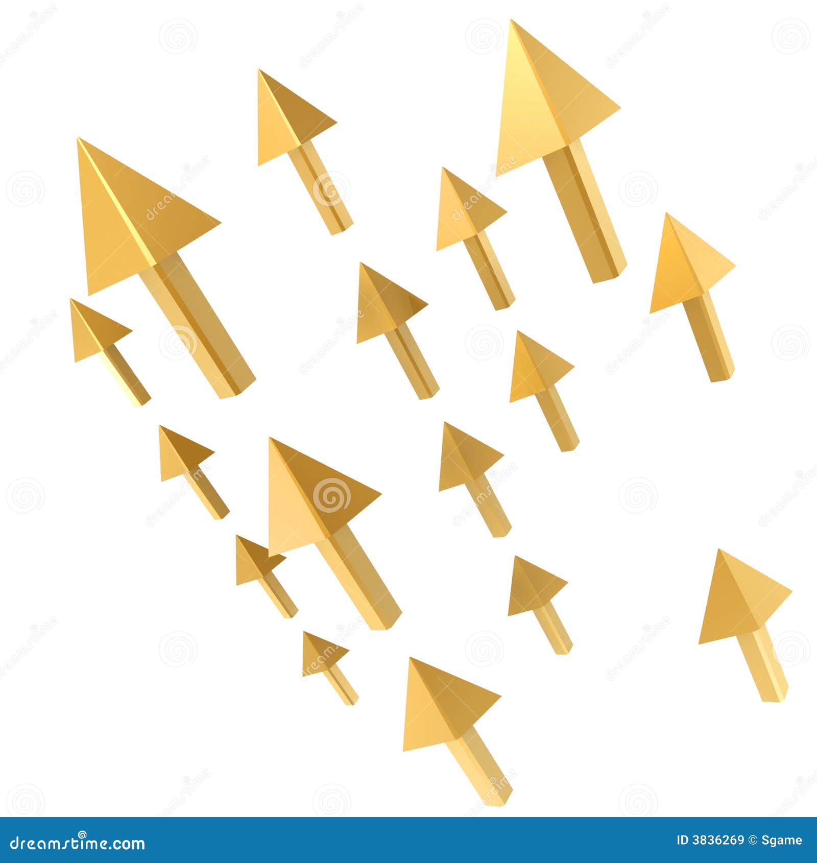 Freccia del mouse illustrazione di stock. Illustrazione di segno - 3836269