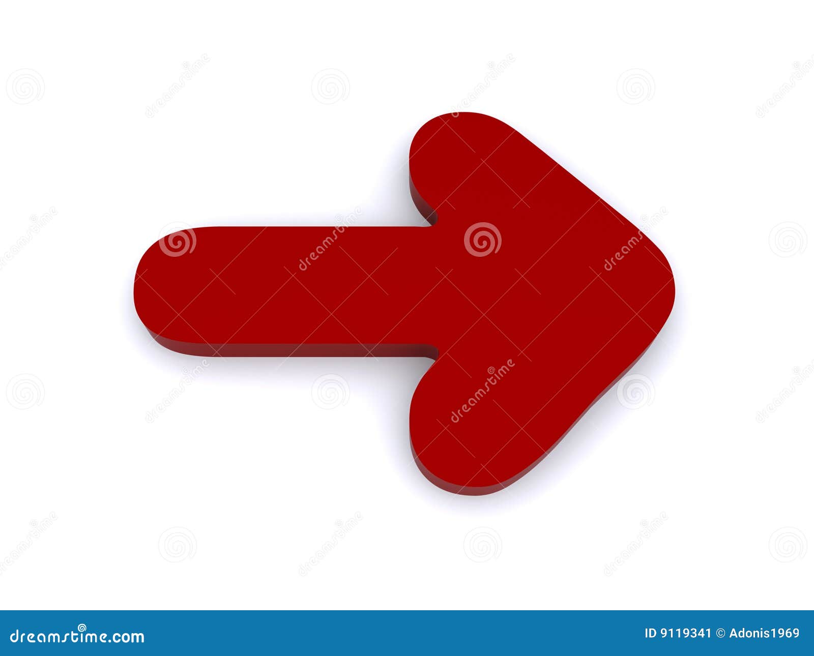 Freccia a destra illustrazione di stock. Illustrazione di diretto - 9119341