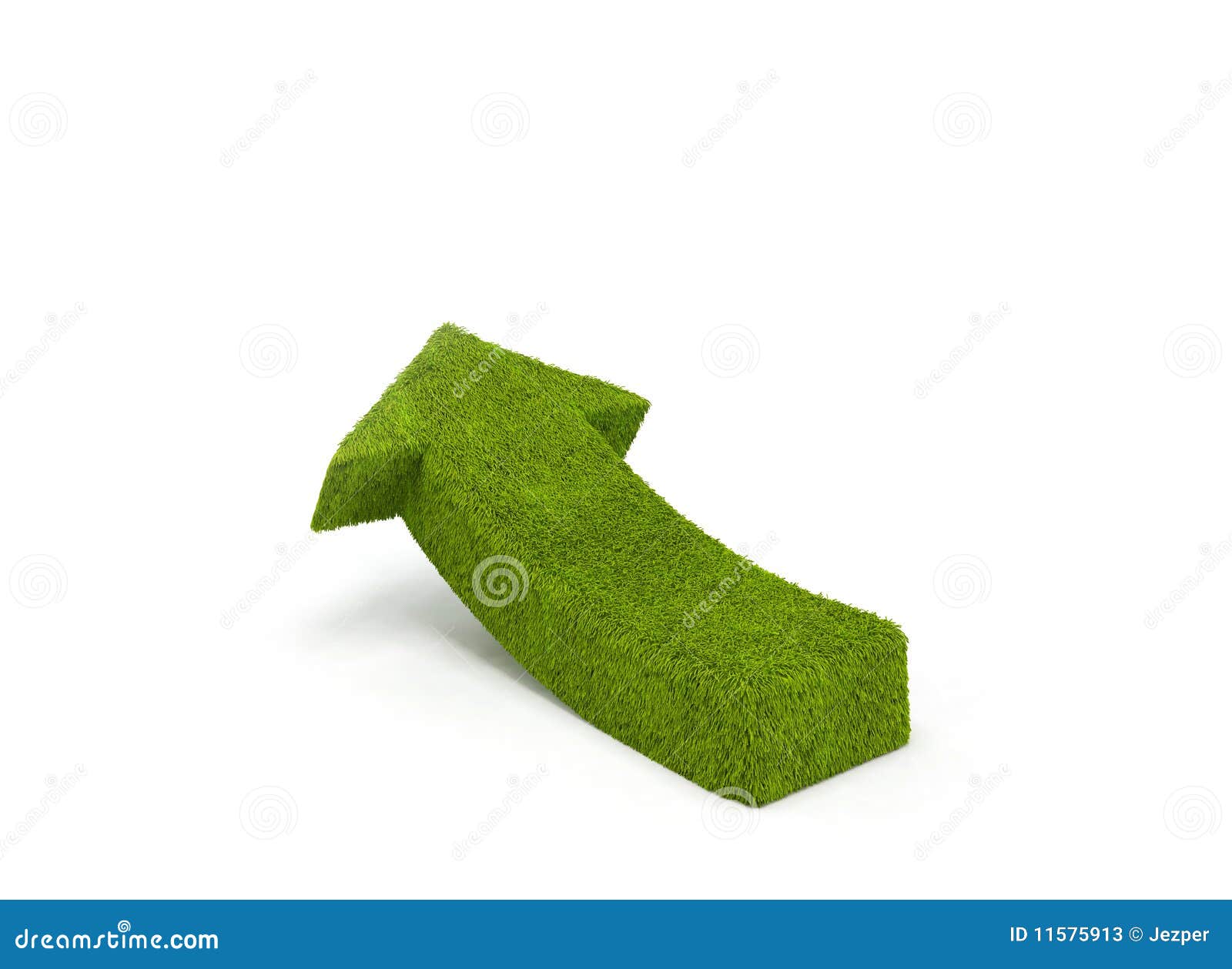 Freccia verde immagine stock. Immagine di sfondo, curva - 11575913