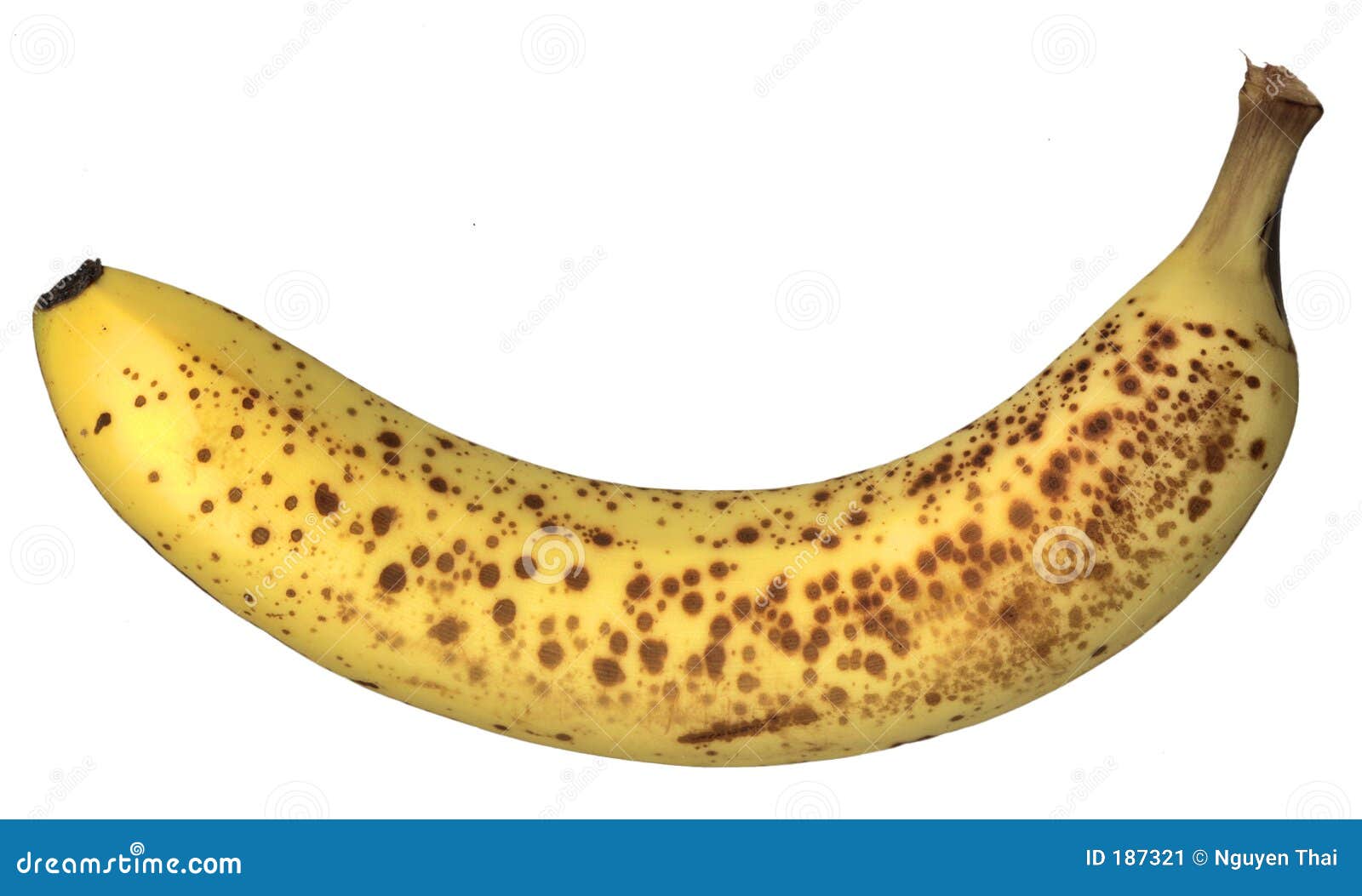 Freckled Banana Stock Image - Image: 187321
