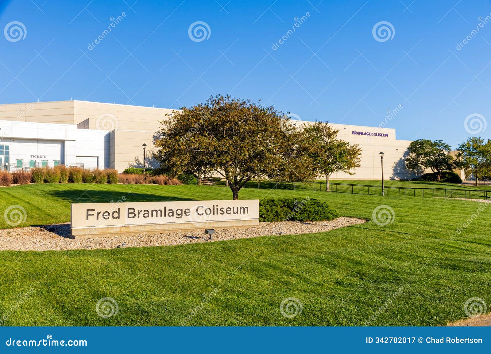 Fred Bramlage Coliseum on the the Kansas State University Campus ...
