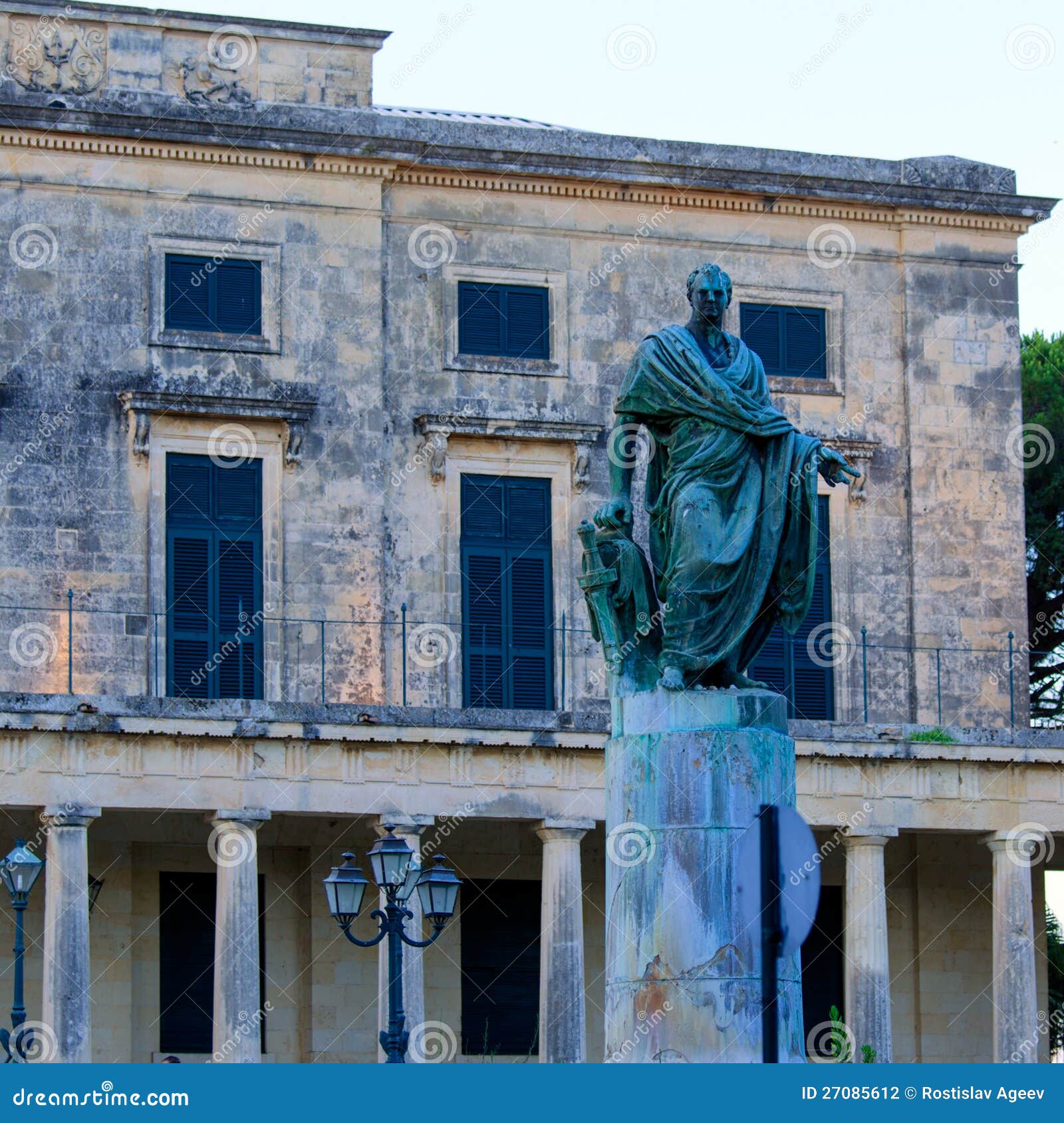 Frederick Adam statue stock photo. Image of monument - 27085612