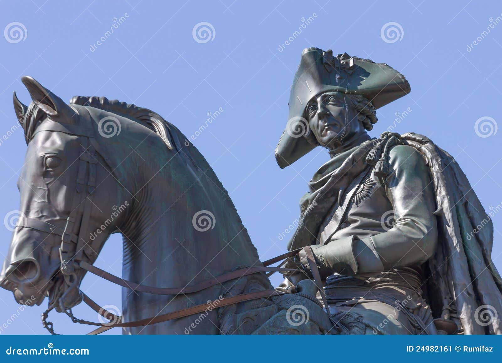 Frederick II (the Great) stock image. Image of horizontal - 24982161