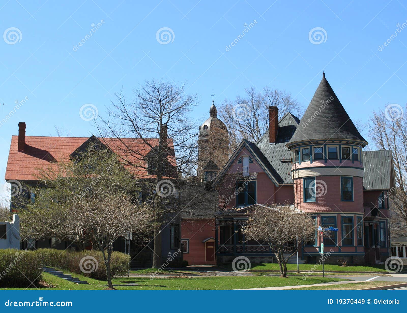 Fredericton architecture stock image. Image of city, neighborhood ...