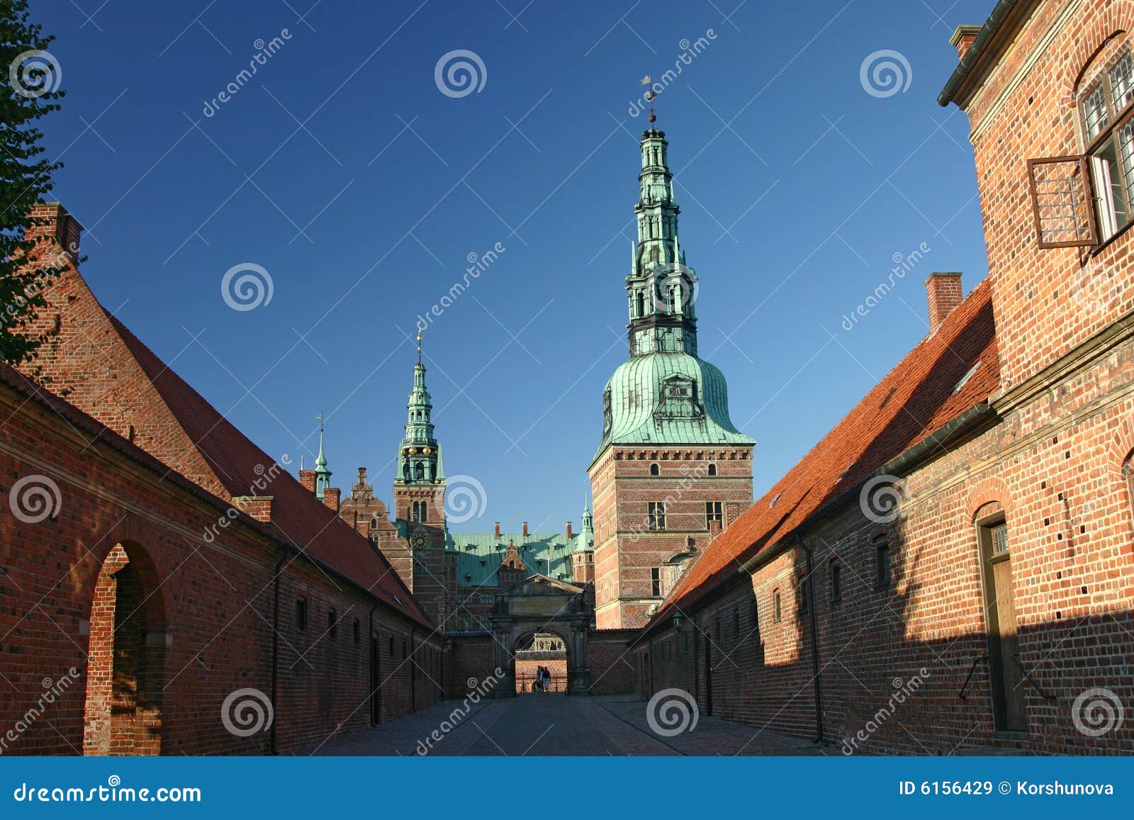 Frederiksborg Castle, Hillerod, Denmark Stock Image - Image of houses ...