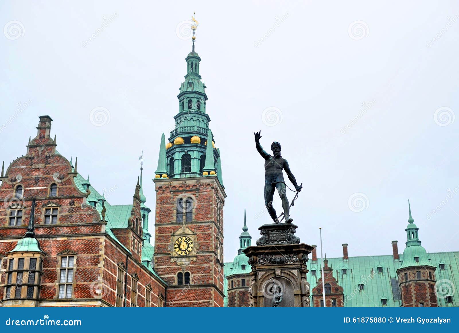 Frederiksborg Castle in Hillerod, Denmark Stock Photo - Image of ...