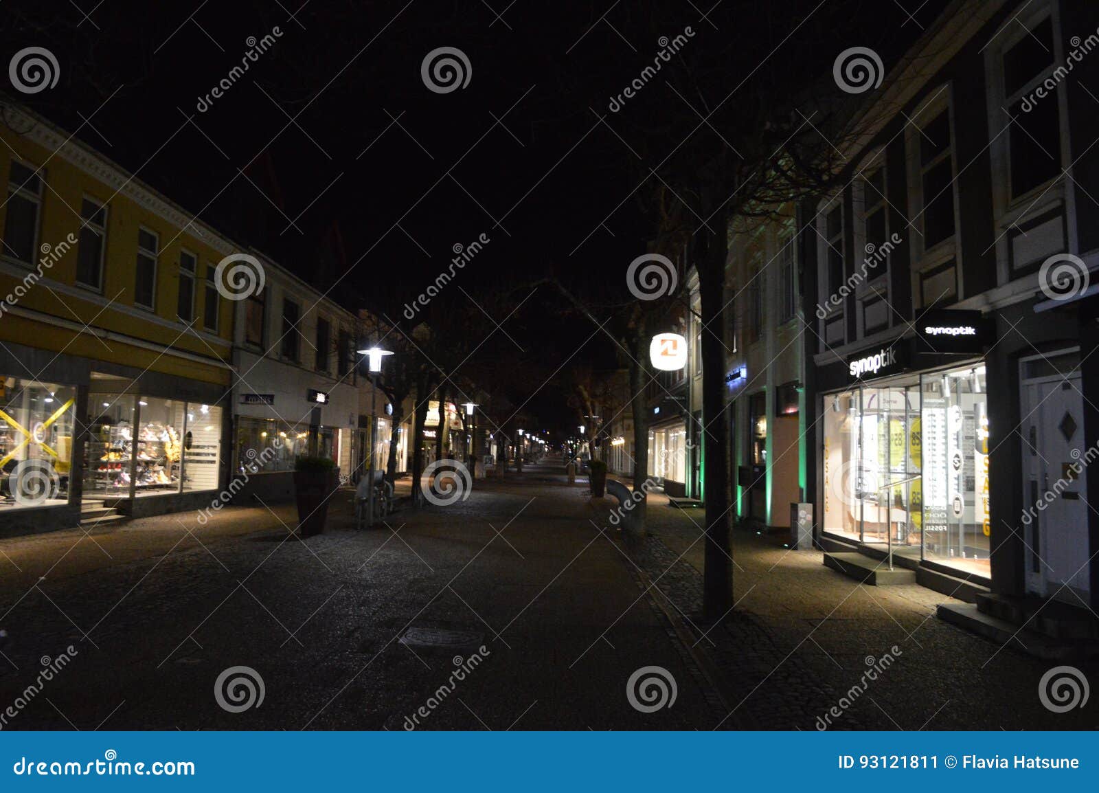 Frederikshavn in Denmark at Night Editorial Photo - Image of ...