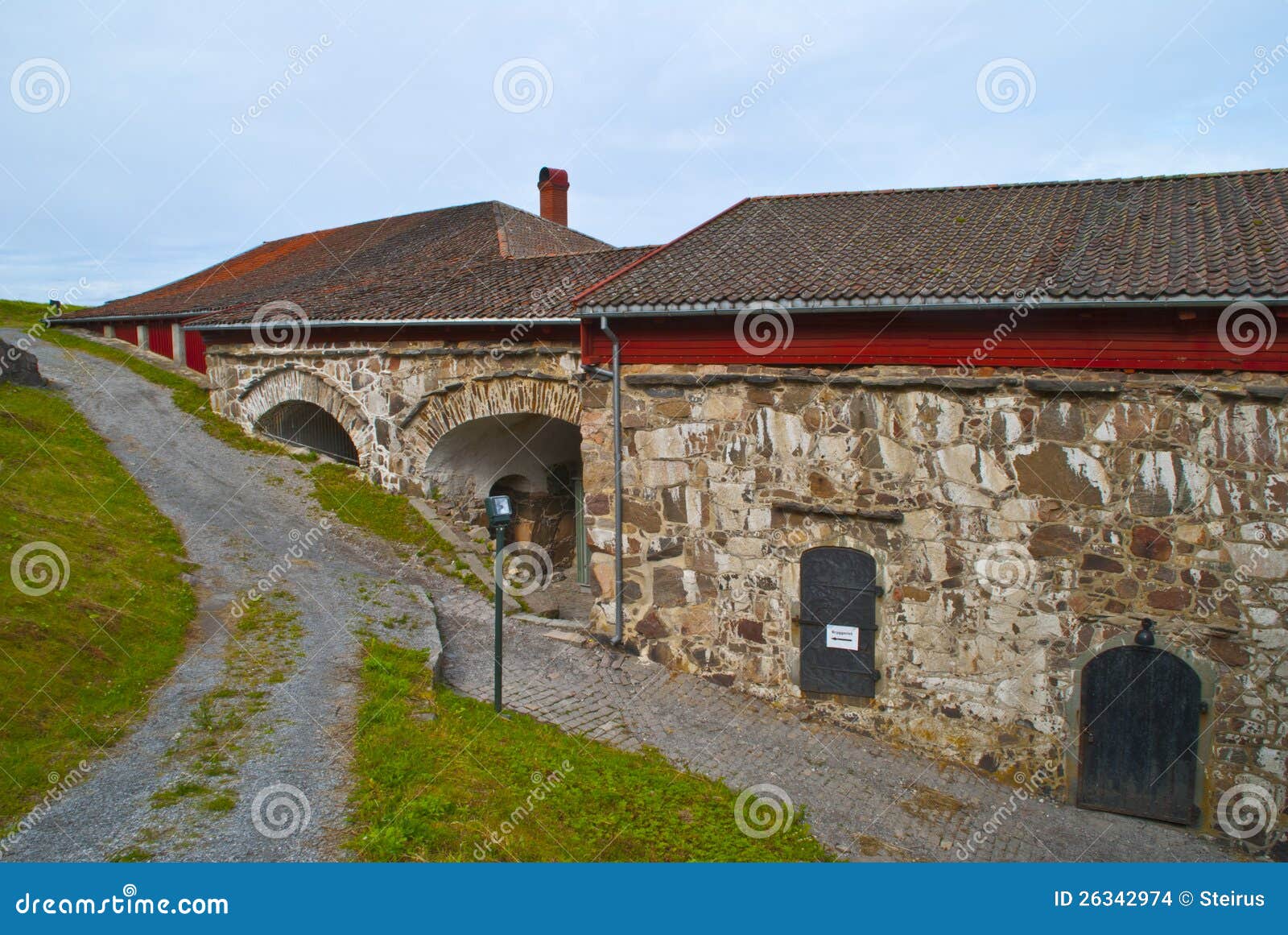 Fredriksten Fortress (bakery and Brewery) Stock Photo - Image of fort ...