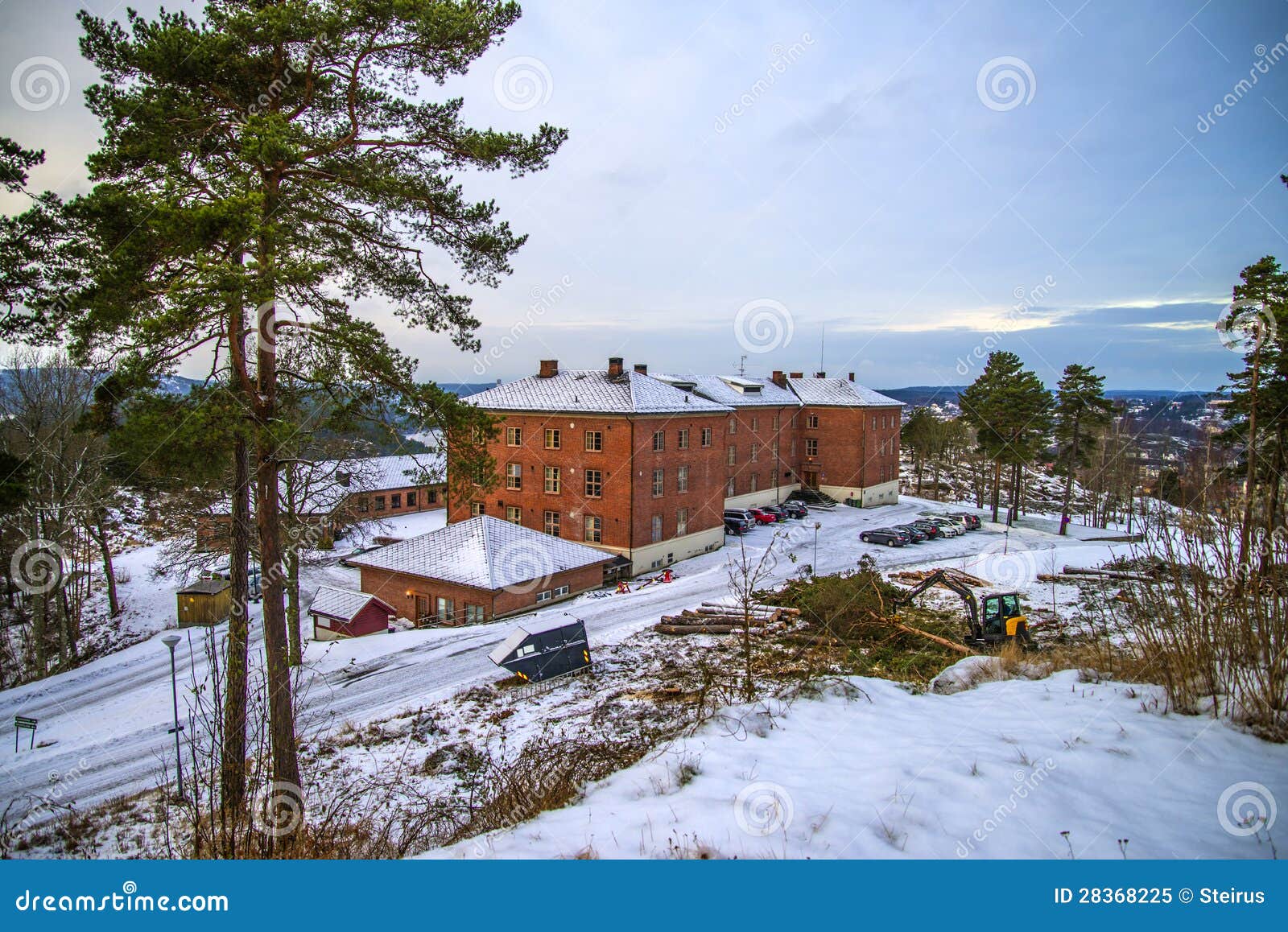 Fredriksten Fortress in Halden, Barracks Stock Image - Image of ...