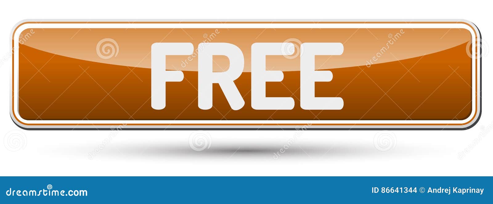 FREE - Abstract Beautiful Button with Text. Stock Vector - Illustration ...