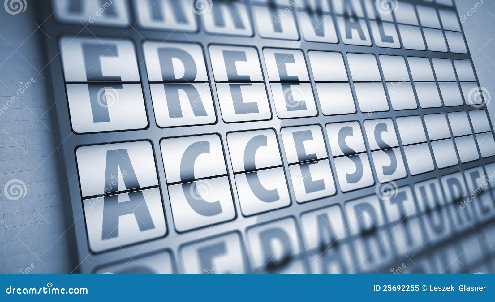 Free Access Information on Display Board Stock Illustration ...