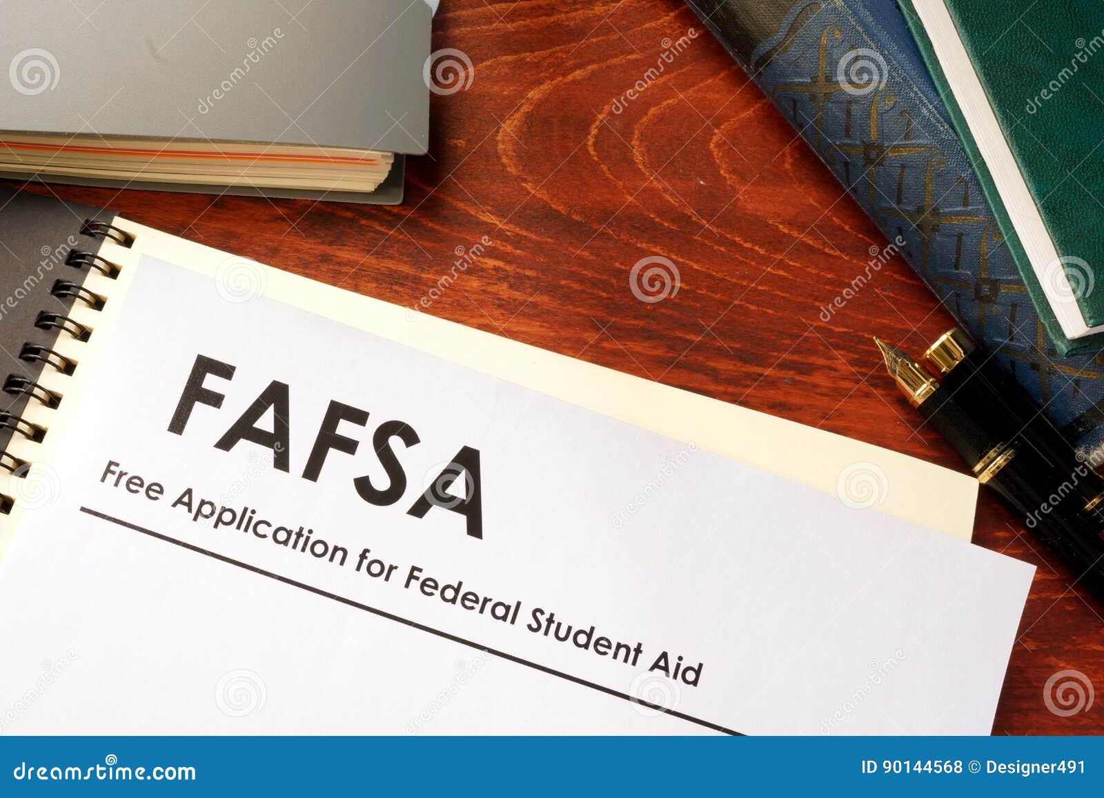 Free Application for Federal Student Aid FAFSA Stock Photo - Image of ...
