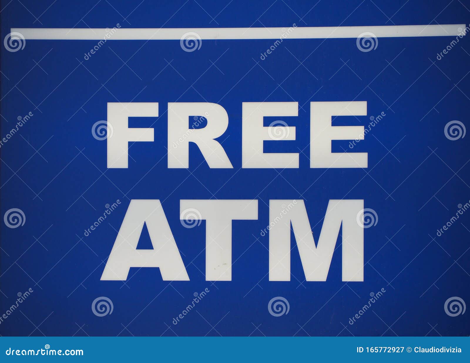 Free atm sign stock image. Image of surcharge, automatic - 165772927