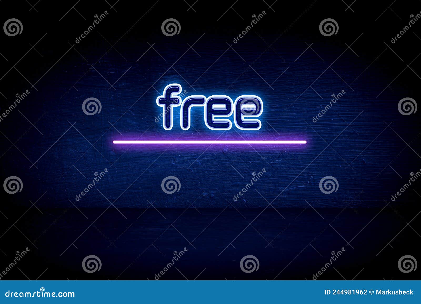 Free - Blue Neon Announcement Signboard Stock Photo - Image of electric ...