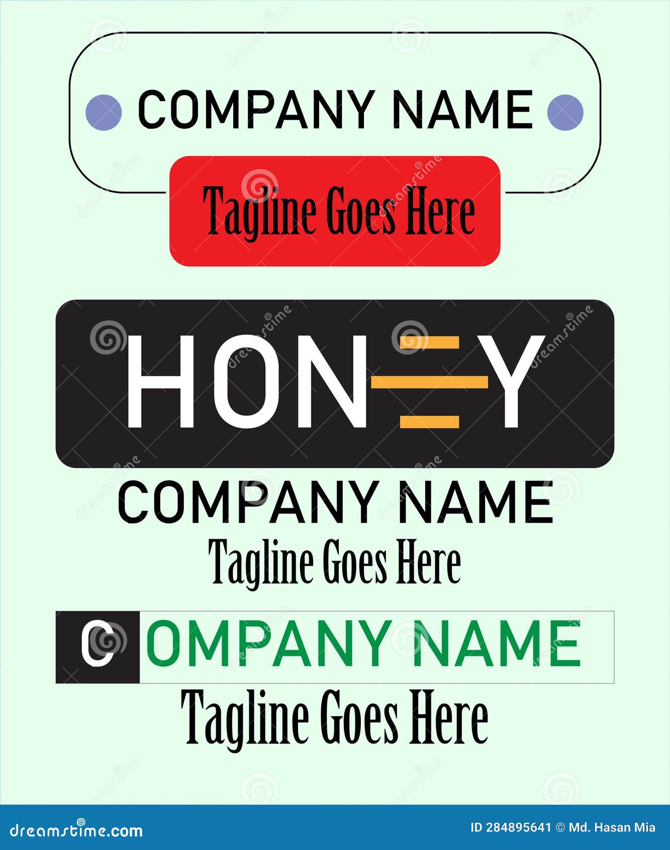 Free Branding Identity Corporate and Logo Design Stock Vector ...