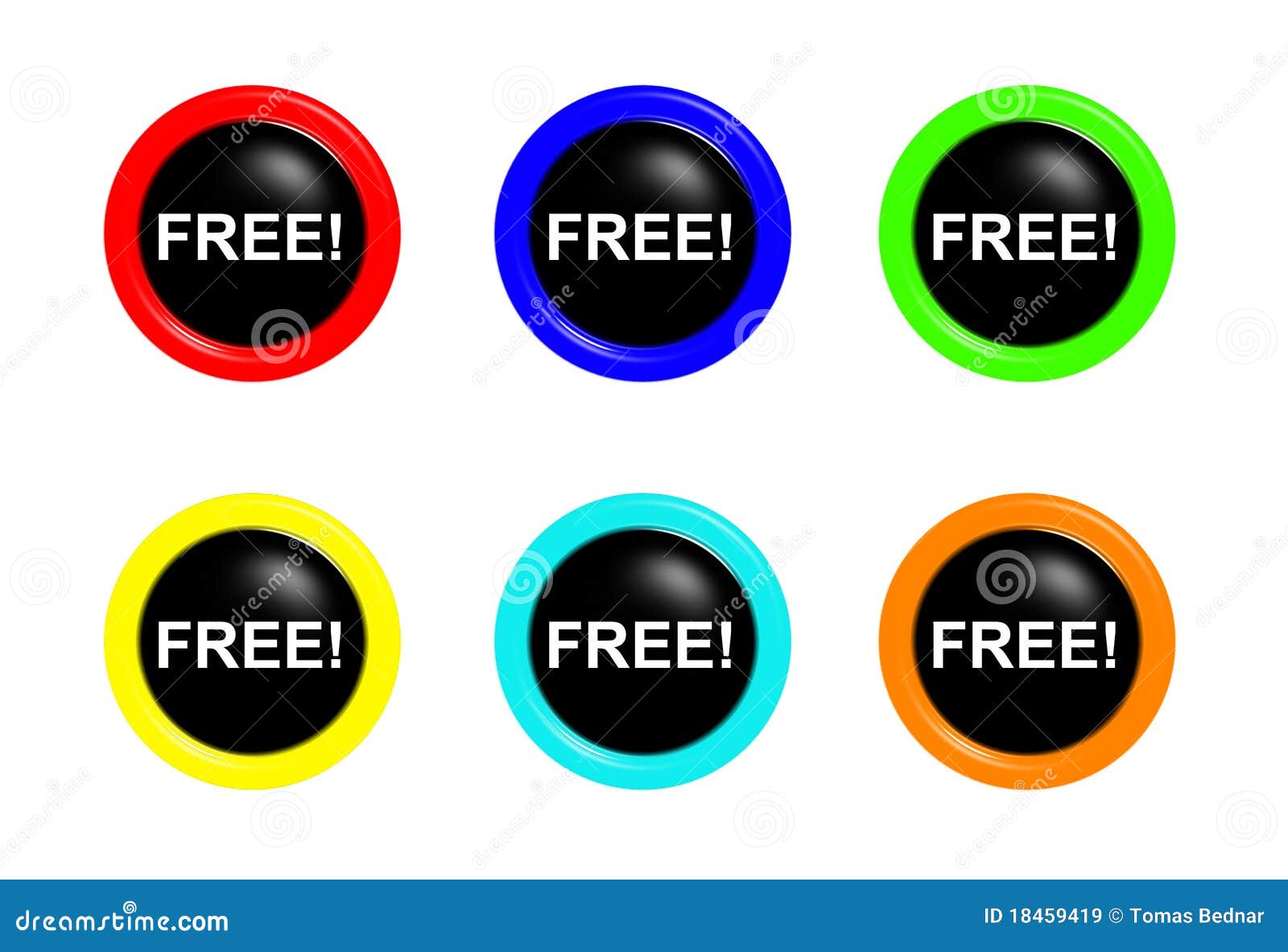 Free buttons stock illustration. Illustration of circle - 18459419