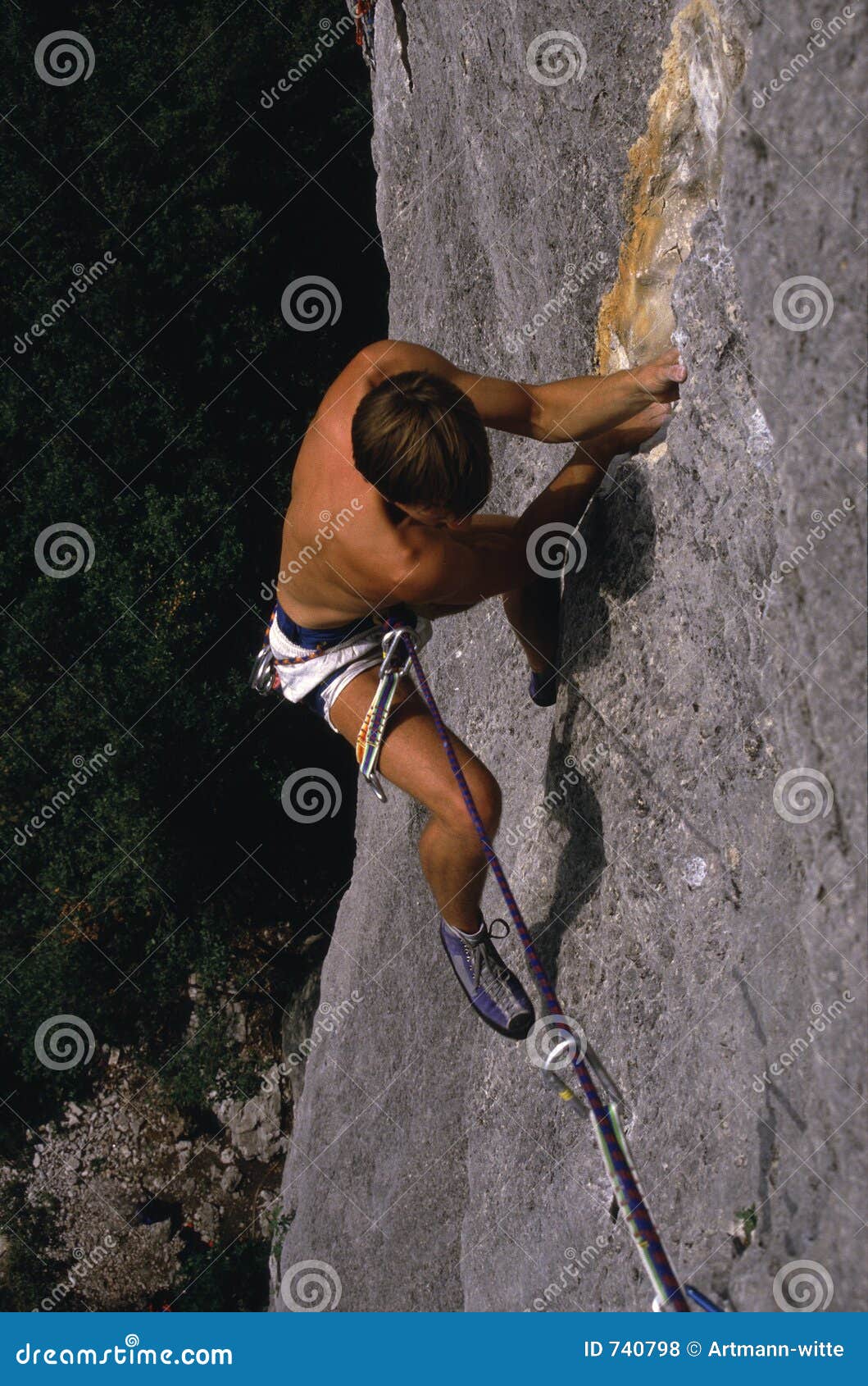 Free-climbing in Italy stock photo. Image of conscious - 740798