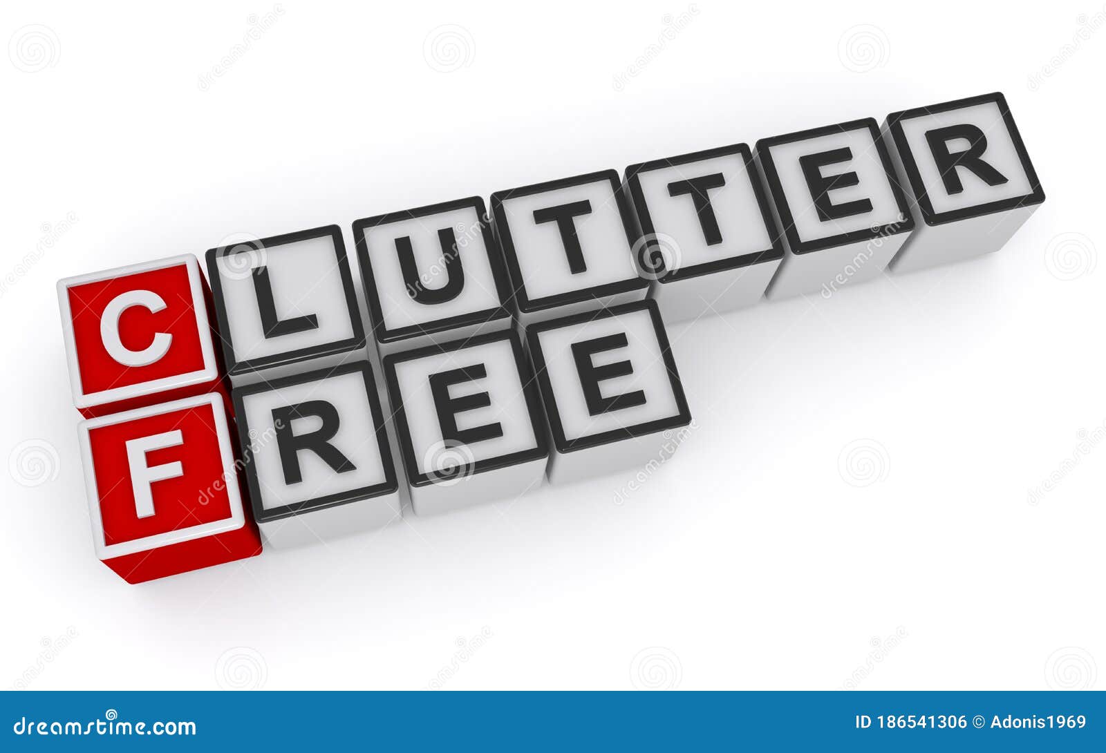 Free Clutter Word Blocks Royalty-Free Stock Image | CartoonDealer.com ...