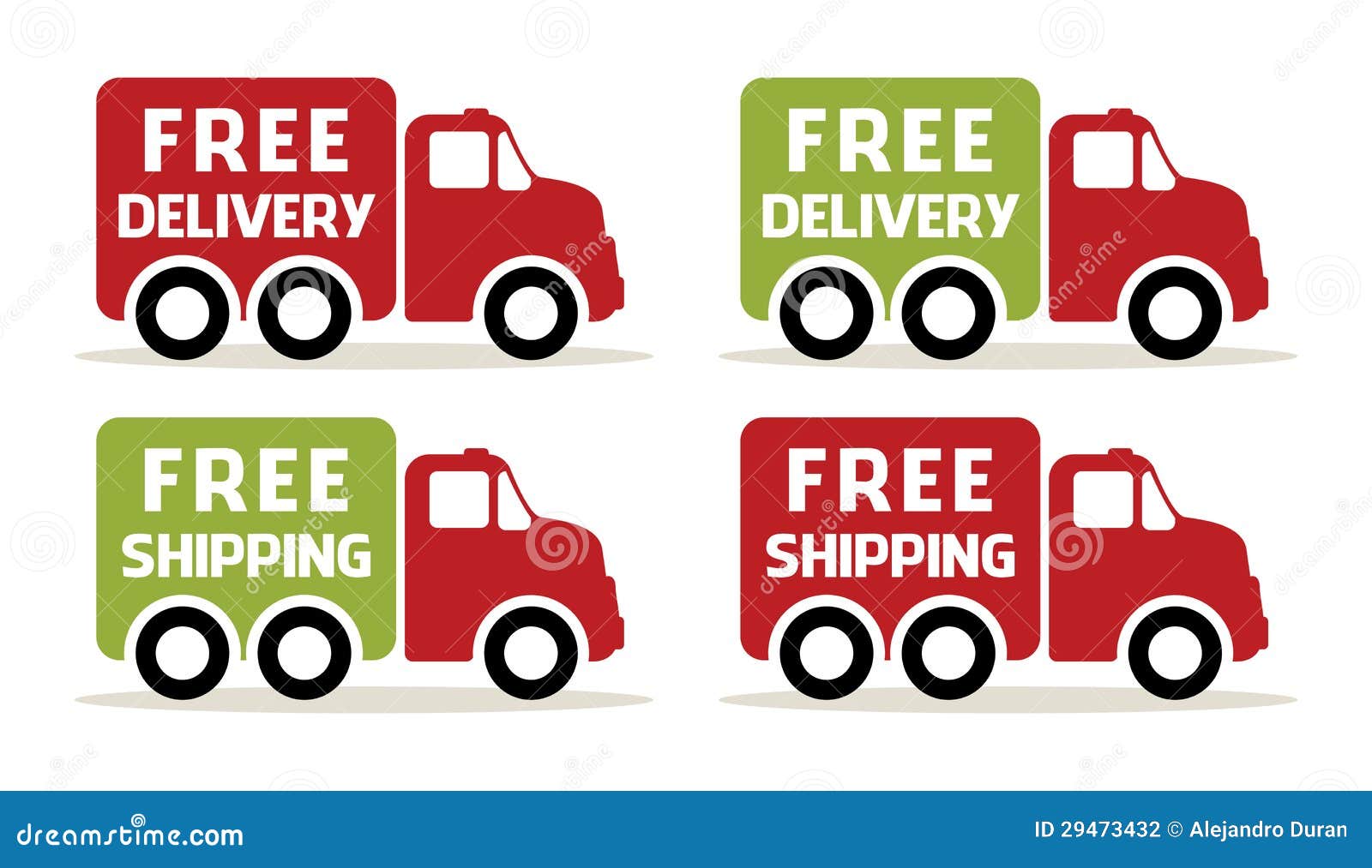 Free delivery stock vector. Illustration of deliver, parcel - 29473432