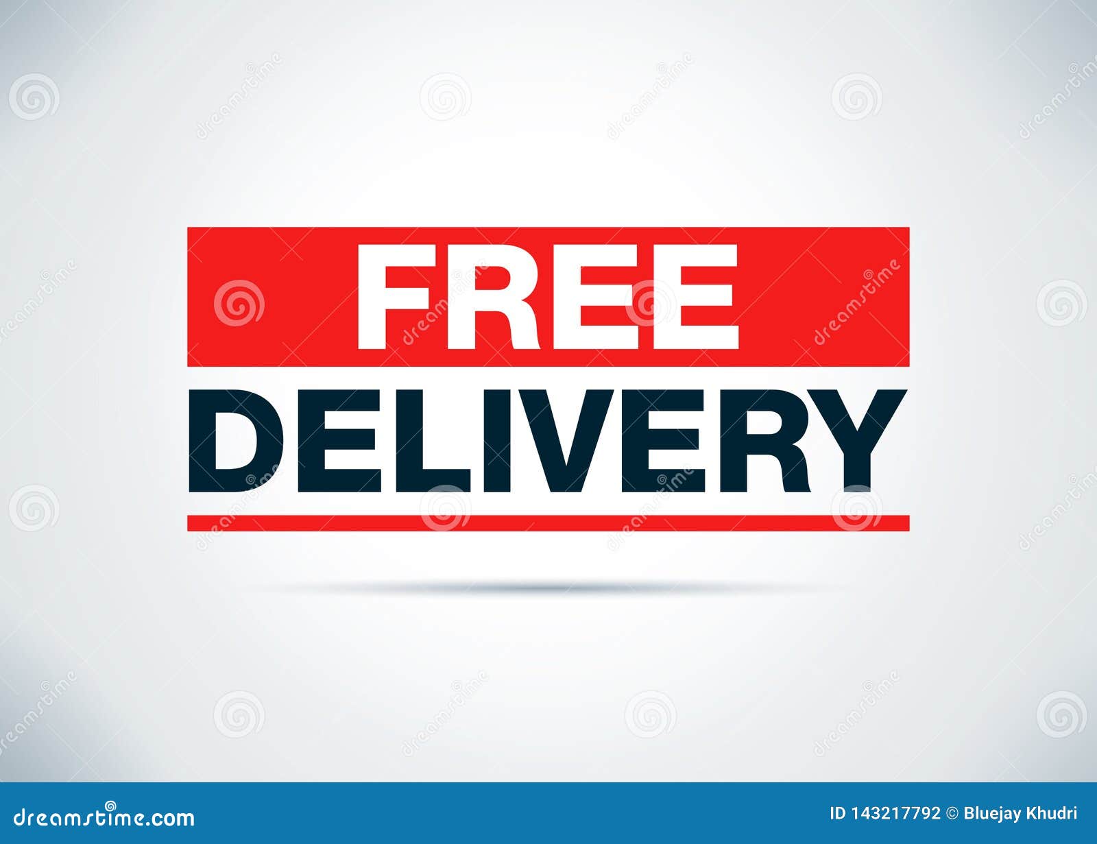 Free Delivery Abstract Flat Background Design Illustration Stock ...