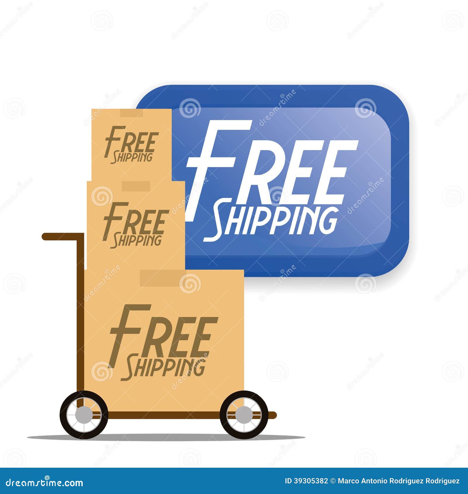 Free Delivery Icons Isolated on White Background Stock Vector ...
