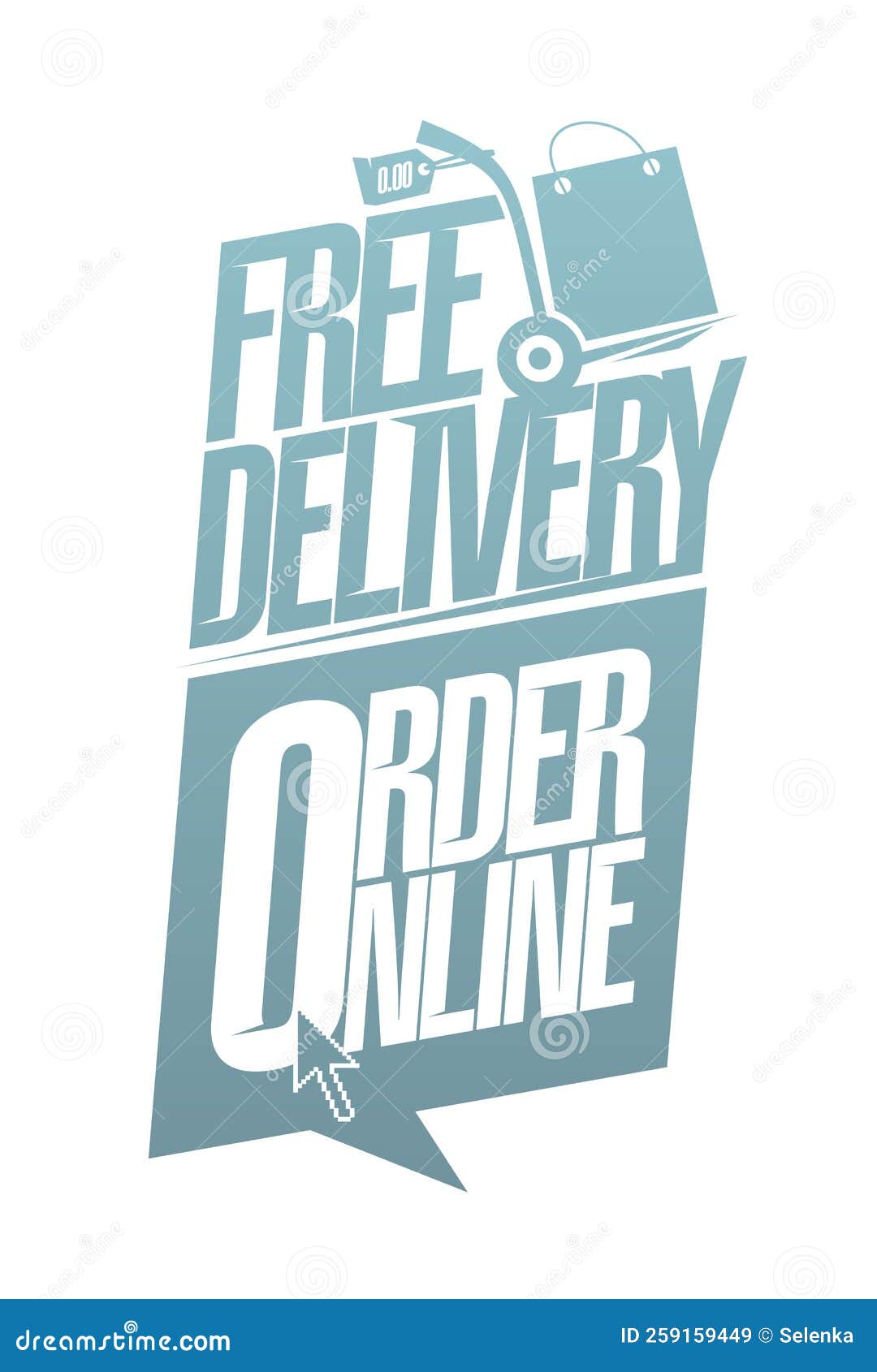 Delivery Order Logo Cartoon Vector | CartoonDealer.com #157000439