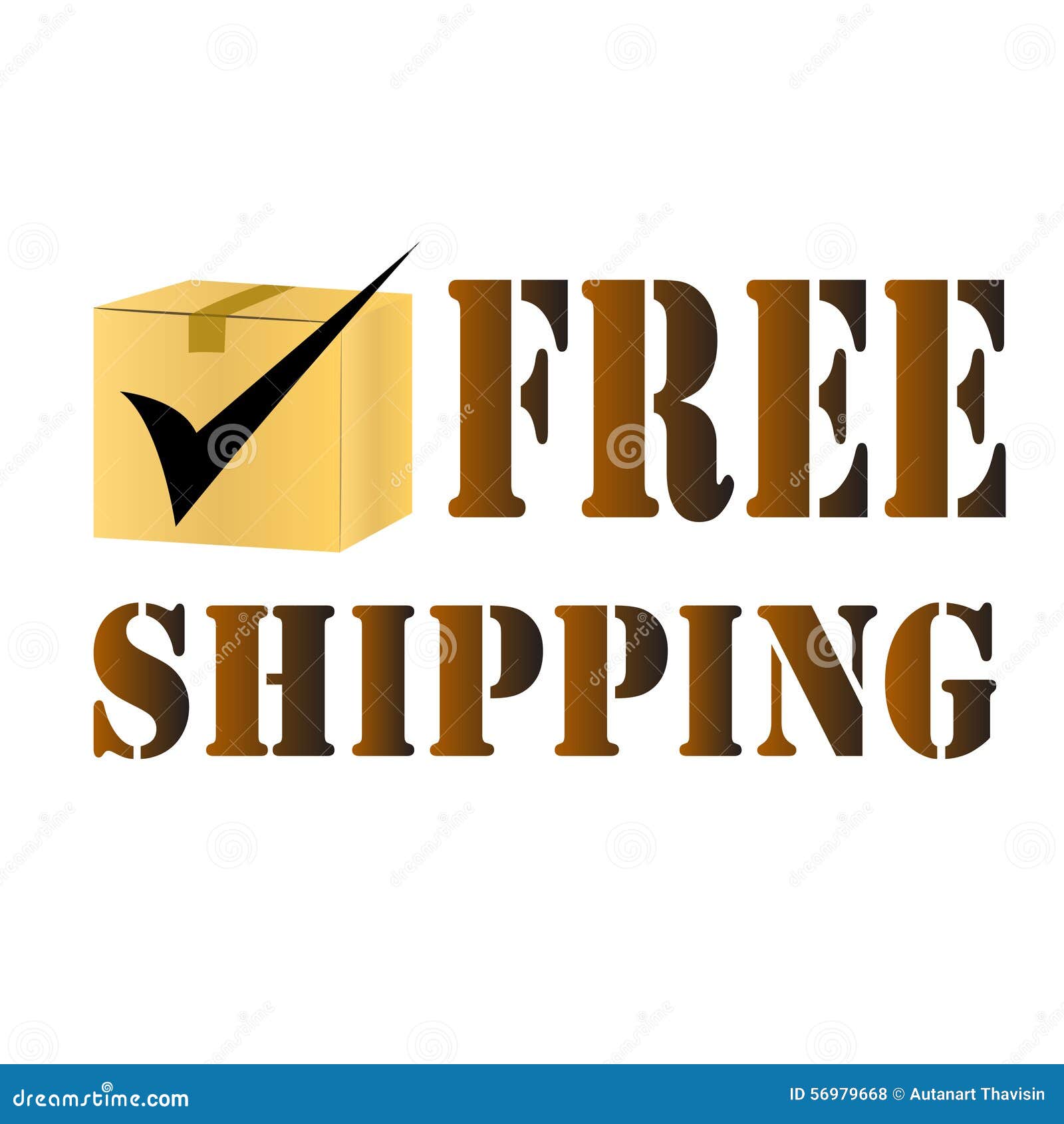 Free delivery shipping stock vector. Illustration of post - 56979668
