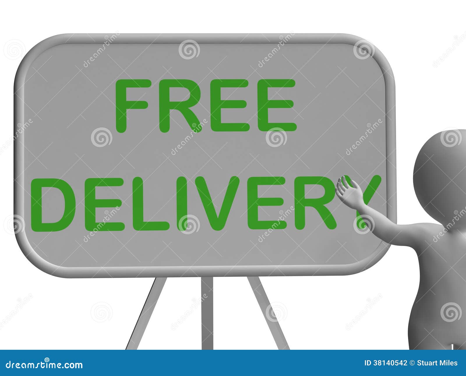 Free Delivery Whiteboard Shows Postage and Packaging Included Stock ...