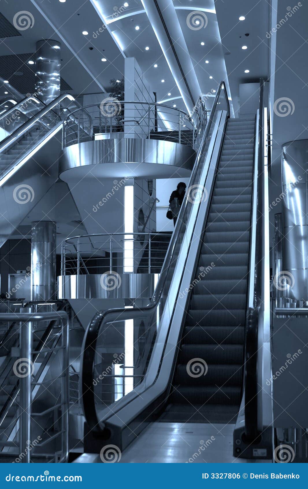 Free Diagonal Escalators Stairway Stock Photo - Image of center, lift ...
