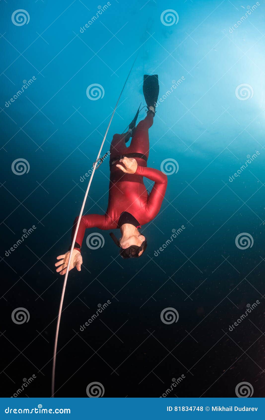 Free diver stock photo. Image of equipment, outdoor, depth - 81834748