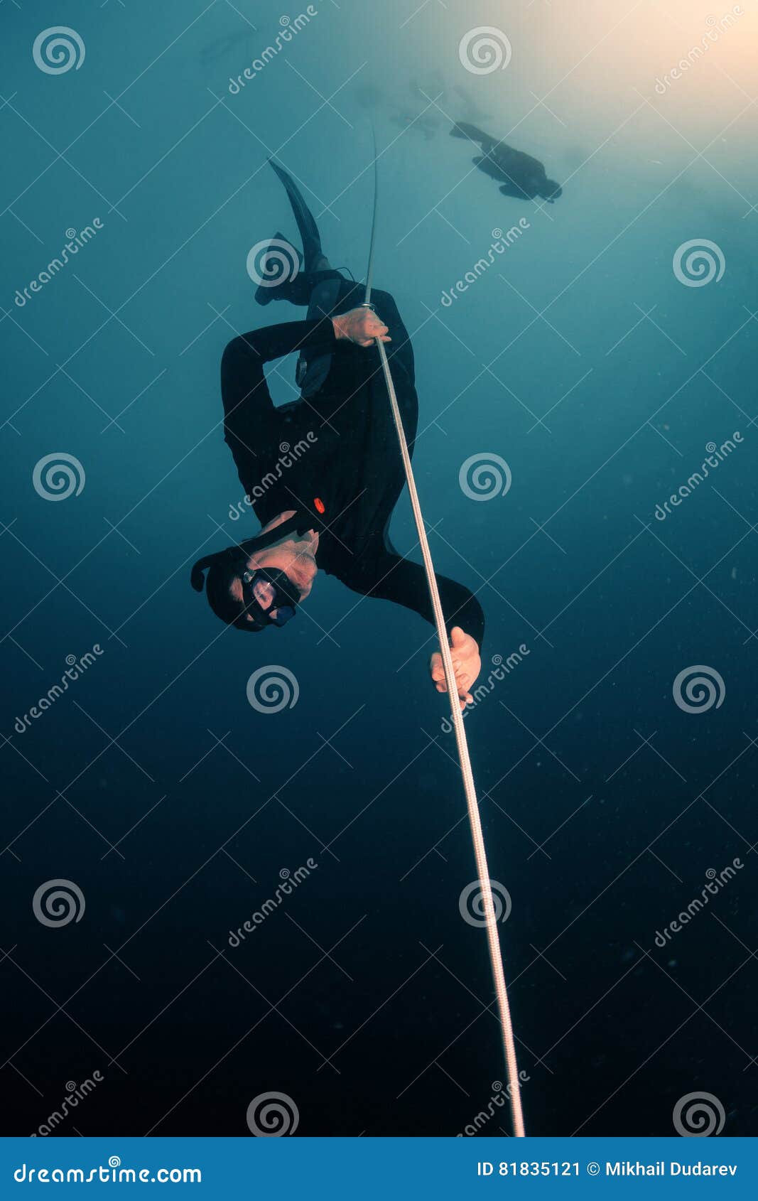 Free diver stock image. Image of apnea, freediver, equipment - 81835121