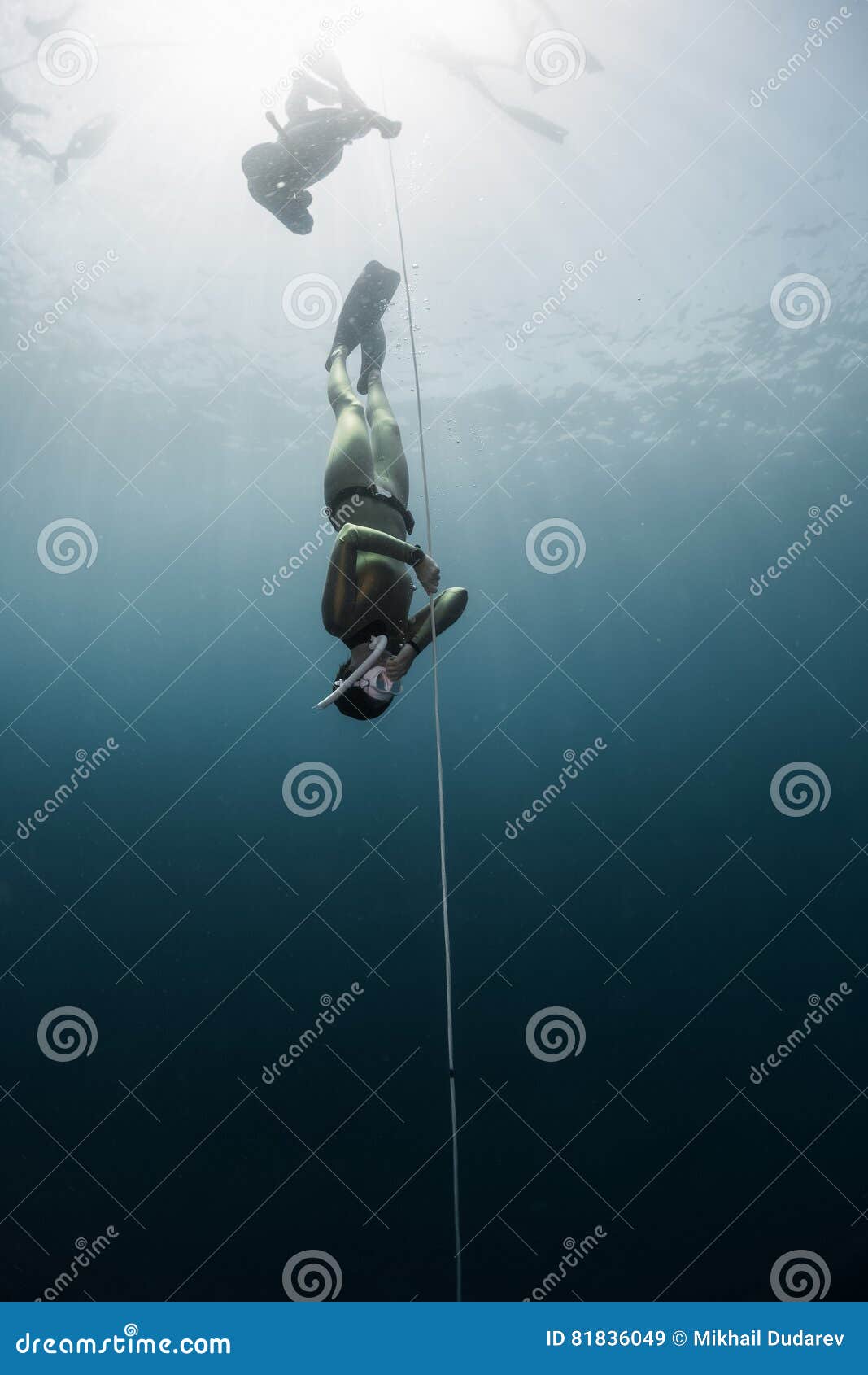 Free diver stock image. Image of aqua, lady, style, freediving - 81836049