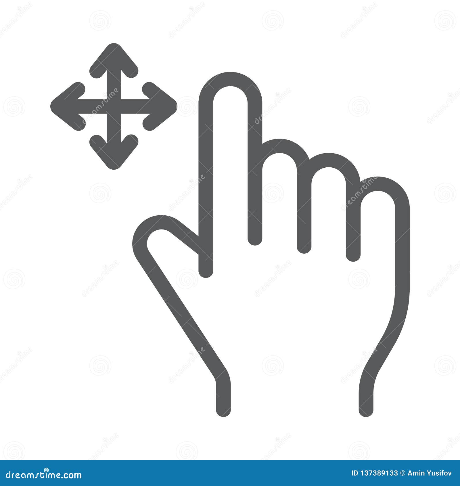 Free Drag Line Icon, Gesture and Hand, Swipe Sign, Vector Graphics, a ... Free Drag Line Icon, Gesture and Hand, Swipe Sign, Vector Graphics, a ...