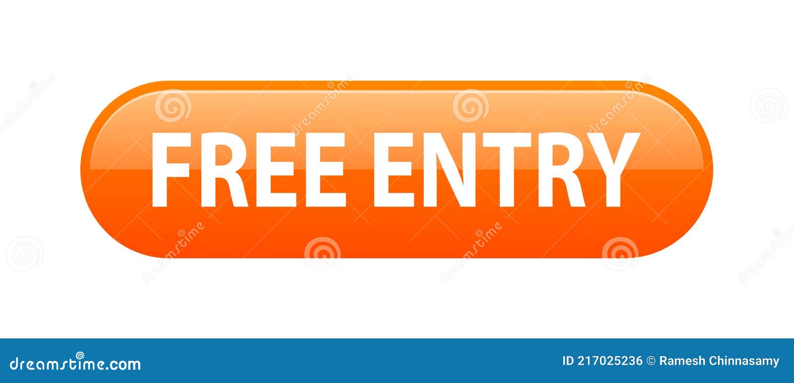 Free entry button stock vector. Illustration of access - 217025236